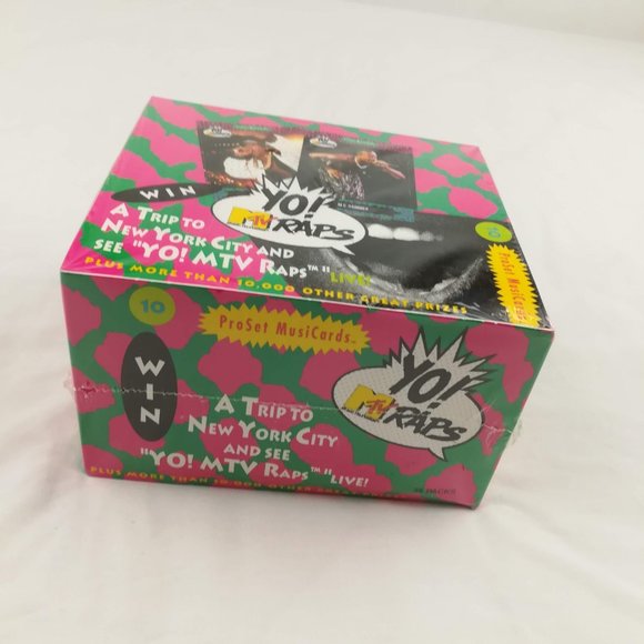 MTV | Toys | New Sealed Vtg 991 Pro Set Yo Mtv Raps Card Box | Poshmark